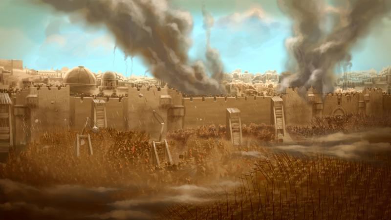 The Babylonians Destroy Temple